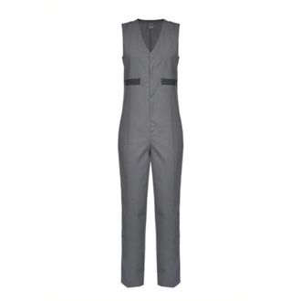 Pinko Woll Fresco Overall - - Jumpsuits & Playsuits - Damen - Grau - L