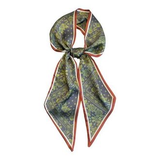 Generic Écharpe en mousseline de soie polyvalente légère et tendance parfaite pour cheveux cou et cravate style bohème sans couture emballage polyvalente tous