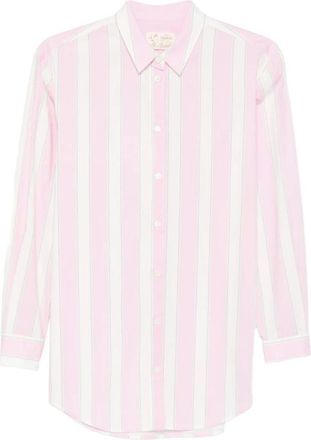 MC2 Saint Barth Femme, Blouses et Chemises, Multicolore, Taille: 40 FR Brigitte Striped Shirt
