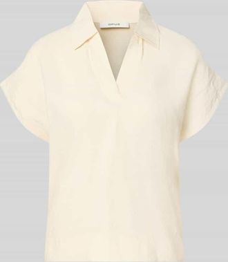 OPUS Regular Fit Kurzarmbluse aus Modal-Mix Modell Sinula