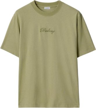 Burberry Homme, Tops, Vert, Taille: M Ryan T-shirt
