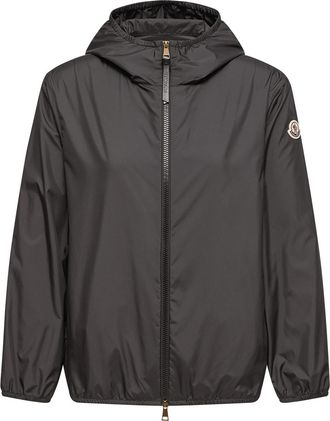 Moncler Moncler Veste &Agrave; Capuche Fegeos, Femme, Noir, Taille: 00