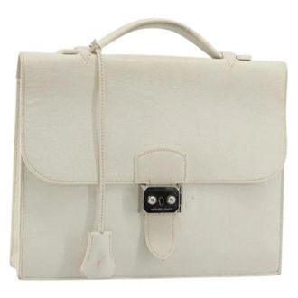 Herm&egrave;s Sac &agrave; main Pre-owned - Femme - Pre-owned - Blanc - Taille: ONE Size