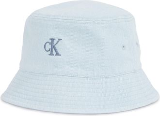 Calvin Klein Hut Calvin Klein Embro Monogram Denim Bucket Hat LV04K5021G Himmelblau