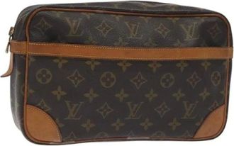 Louis Vuitton Pre-owned Toile pochettes-minaudieres - Femme - Pre-owned - Brun - Taille: ONE Size