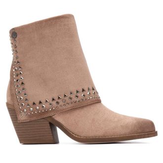 Xti Cowboystiefel Camper Boots Damen Beige - Bequeme und vielseitige Schuhe - Casual Mode - Modell 14446403 (Gr&ouml;&szlig;e 38)