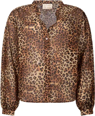 MC2 Saint Barth Femme, Blouses et Chemises, Brun, Taille: 40 FR Liona Chemise &agrave; Manches Longues en Coton