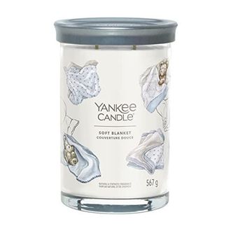 Yankee Candle Company Yankee Candle Signature Bougie parfum&eacute;e | Grande bougie en verre avec double m&egrave;che | M&eacute;lange de cire de soja
