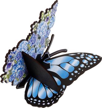 BESPORTBLE Holz wandregal Schmetterlingsform mit Kristallsteinen Dekoratives H&auml;ngendes Eckregal f&uuml;r Kerzen und Deko Multifunktionales Display f&uuml;r Wohnzimmer B&uuml;ro