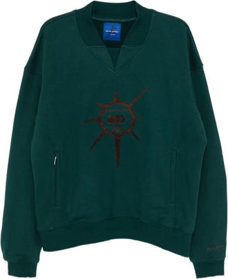 Asics sweat à broderie graphique - Vert