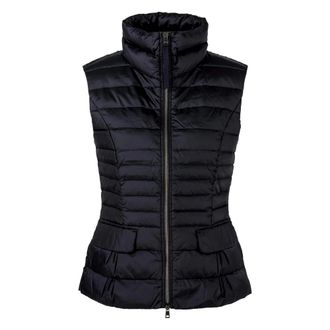 Marc Cain Femme, Vestes, Bleu, Taille: 46 FR Steppweste mit Daunenfutter