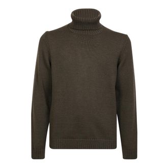 Zanone Homme, Pulls, Vert, Taille: L Pull &agrave; col roul&eacute;