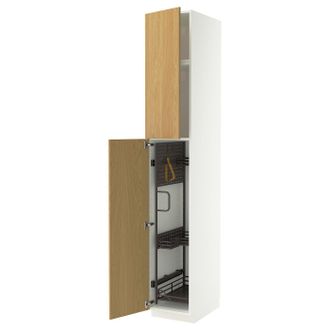 IKEA METOD Hochschrank mit Putzschrankeinr