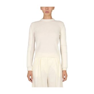 Max Mara Damen, Strickwaren, Wei&szlig;, MGr&ouml;&szlig;e