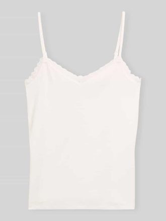 Tom Tailor Denim Slim Fit Top aus Baumwoll-Mix