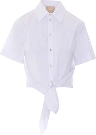 Liu Jo Femme, Blouses et Chemises, Blanc, Taille: 38 FR LIU JO Black Chemises