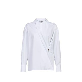 Margaux Lonnberg Chemise droite unie en coton