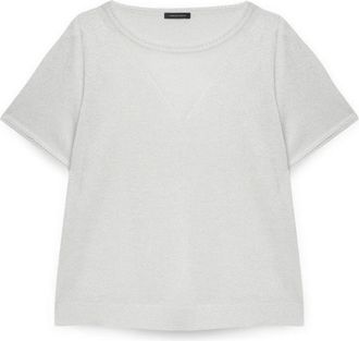 Fiorella Rubino Damen, Strickwaren, Weiß, SGröße