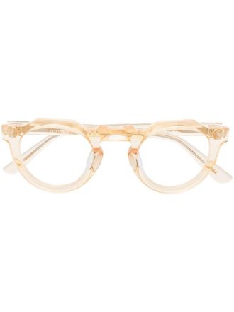 Lesca lunettes de soleil Pica &agrave; monture carr&eacute;e transparente - Tons neutres