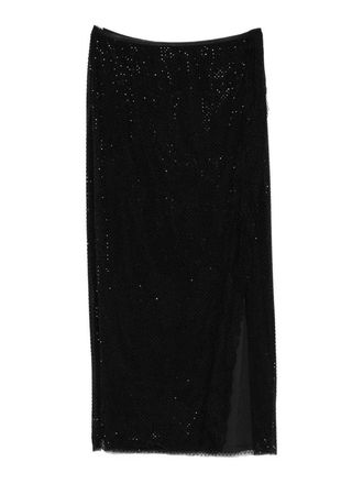 Self Portrait Jupe Midi - Noir