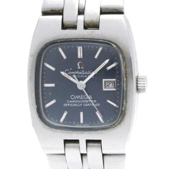 Omega Montre Pre-owned Constellation 568.0020 - Femme - Pre-owned - Bleu - Taille: ONE Size