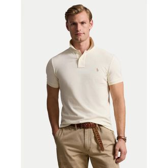 Polo Ralph Lauren Poloshirt 710536856417 &Eacute;cru Slim Fit