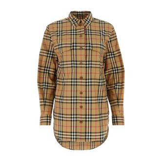 Burberry Baumwollhemd mit Karomuster - - Blouses & Shirts - Damen - Mehrfarbig - S