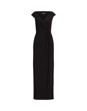 Ralph Lauren JERSEY OFF-THE-SHOULDER GOWN