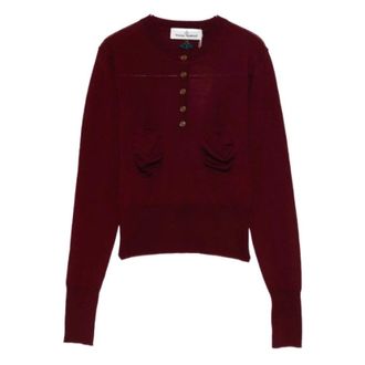 Vivienne Westwood Femme, Pulls, Rouge, Taille: 40 FR TIT Jumper Brick