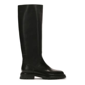Kazar Schwarze Lederstiefel mit Slip-On-Obermaterial - - Shoes - Damen - Schwarzk - 41 EU
