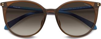 Polaroid unisex, Accessoires, Brun, Taille: 55 MM PLD 4208/S/X Lunettes de soleil