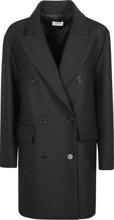 P.A.R.O.S.H. P. A.R. O.S. H. Kurzer Mantel - Schwarz