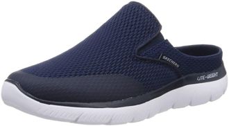 Skechers Herren Summits Vindicator Sneaker, Navy Textile Trim, 47.5 EU