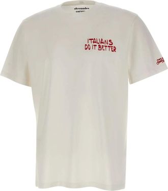 MC2 Saint Barth Homme, Tops, Blanc, Taille: XL Portland T-shirt