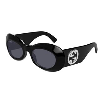 Gucci Stylische Sonnenbrille Schwarz Gg1696S-001 - - Accessories - unisex - Schwarzk - 51 MM