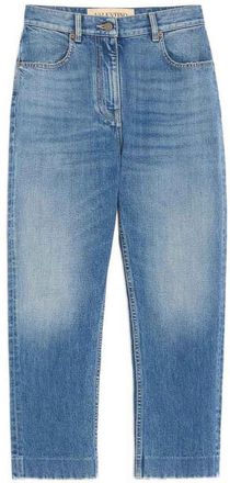 Valentino Straight Leg Jeans - Dunkelblau