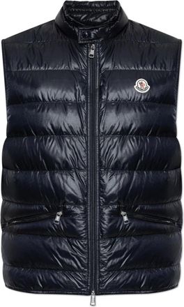 Moncler Homme, Vestes, Bleu, Taille: L Gui Down Vest