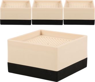 DOITOOL 4 St&uuml;ck rutschfeste M&ouml;bel f&uuml;&szlig;e aus Resin M&ouml;belerh&ouml;hung Anti rutsch Pads f&uuml;r Stuhl Sofa Tisch Beinstabilisierung und Bodenschutz