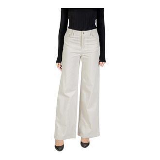 Liu Jo Elegante Palazzo Hose - - Trousers - Damen - Beige - S