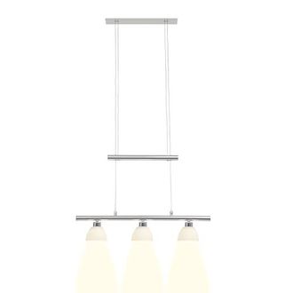 Brilliant Tonja Pendelleuchte chrom/wei&szlig; G70579/15