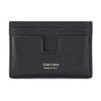 Tom Ford Grain Leather Cardholder - - Accessories - Herren - Schwarzk - ONE SIZE