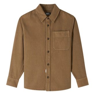 A.P.C. Bestickte Basile Jacke - - Jackets - Herren - Braun - M