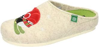Dr. Brinkmann Femme Nerpio Home Chaussons, Blanc cass&eacute;, 39 EU
