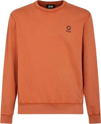 Suns Homme, Sweatshirts et sweats &agrave; capuche, Orange, Taille: 2XL Boards Gipo Dye Old Crewneck SweaT-shirt