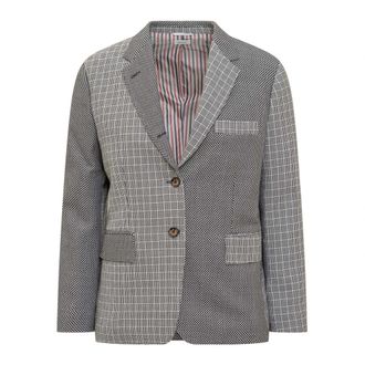 Thom Browne Kurzer Reversblazer - - Jackets - Damen - Grau - S