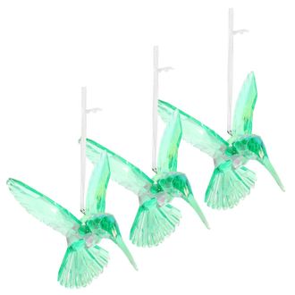 OSALADI Fensterdeko Vogelanh&auml;nger Acryl 3 St&uuml;ck Transparente Kristall Ornamente f&uuml;r Wohnzimmer Garten H&auml;ngedekoration Haus Dekoration Leichtes Ornament