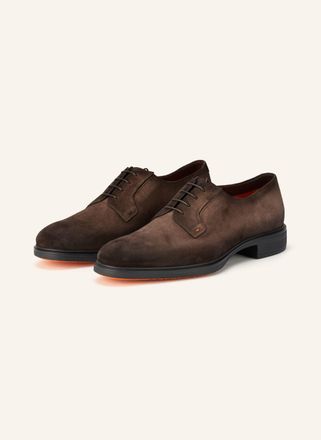 Santoni Schn&uuml;rer Easy Revlo braun