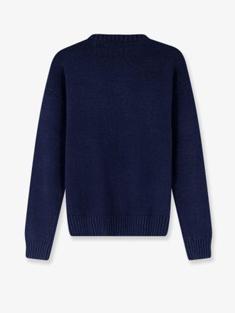 Polo Ralph Lauren Mens Cotton And Linen Blend Sweatshirt Blue Sweatshirts Sweater