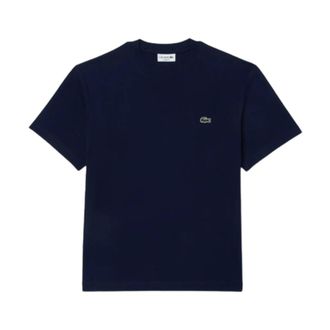 Lacoste Homme, Tops, Bleu, Taille: S T-Shirt Classique en Jersey de Coton