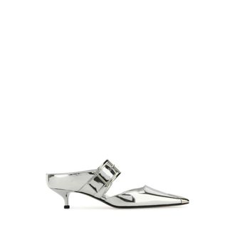 Alexander McQueen Silberne Punk Pumps - - Shoes - Damen - Grau - 36 1/2 EU